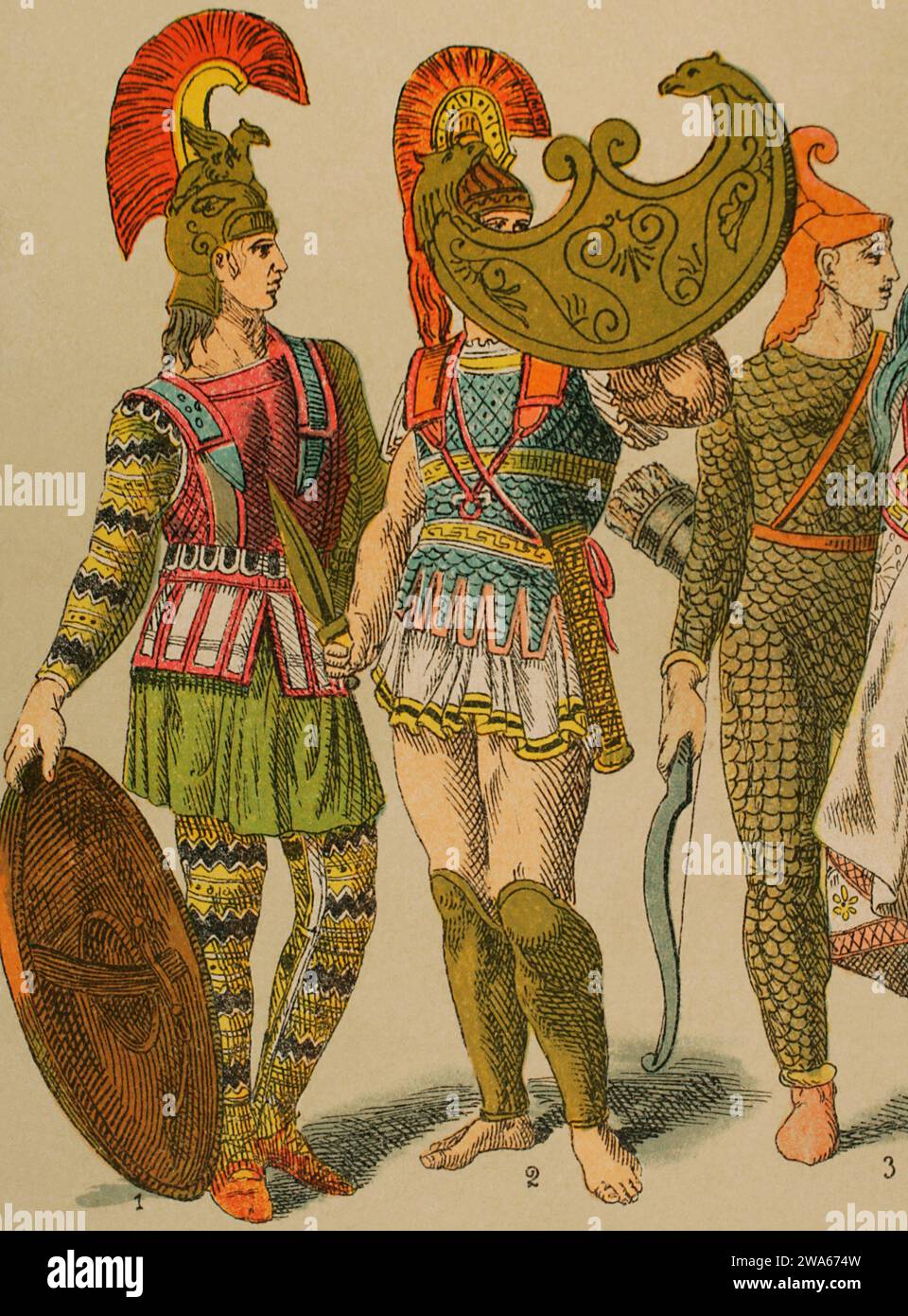 Anatolian Peninsula. Lydians and Phrygians. From left to right; 1 ...