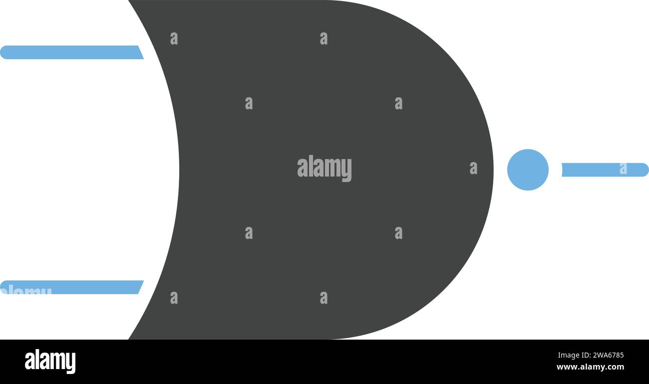 Nor Gate Icon Vector Image Stock Vector Image And Art Alamy