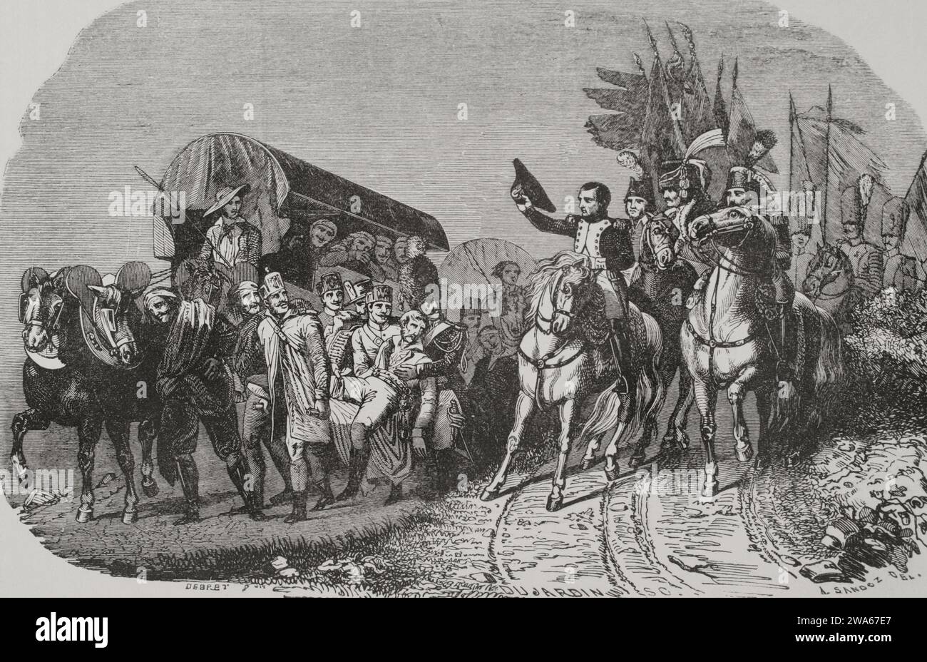 History of the consulate and the napoleon empire hi-res stock ...