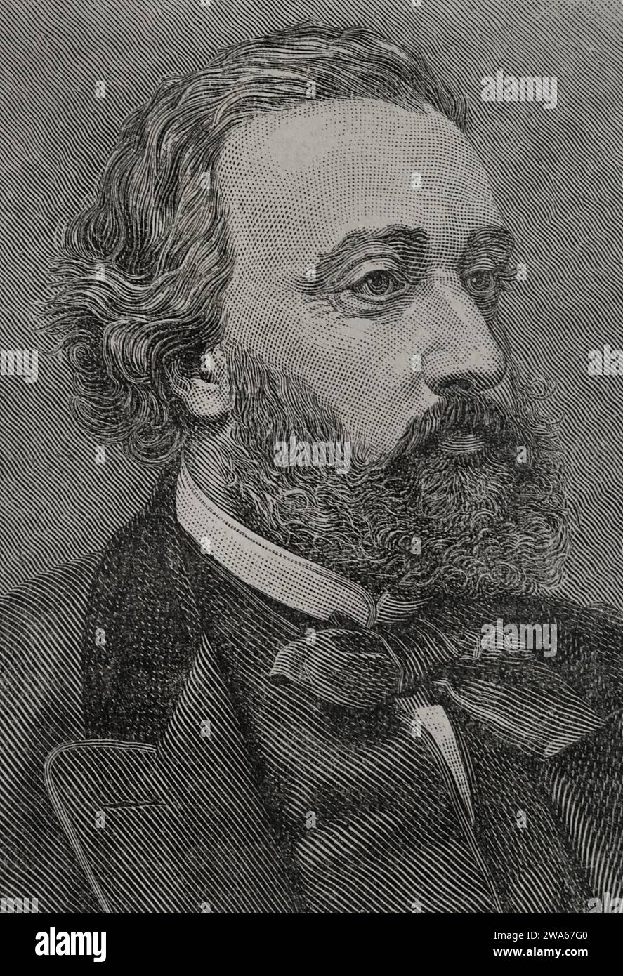 Leon Gambetta (1838-1882). French statesman, one of the founders of the ...