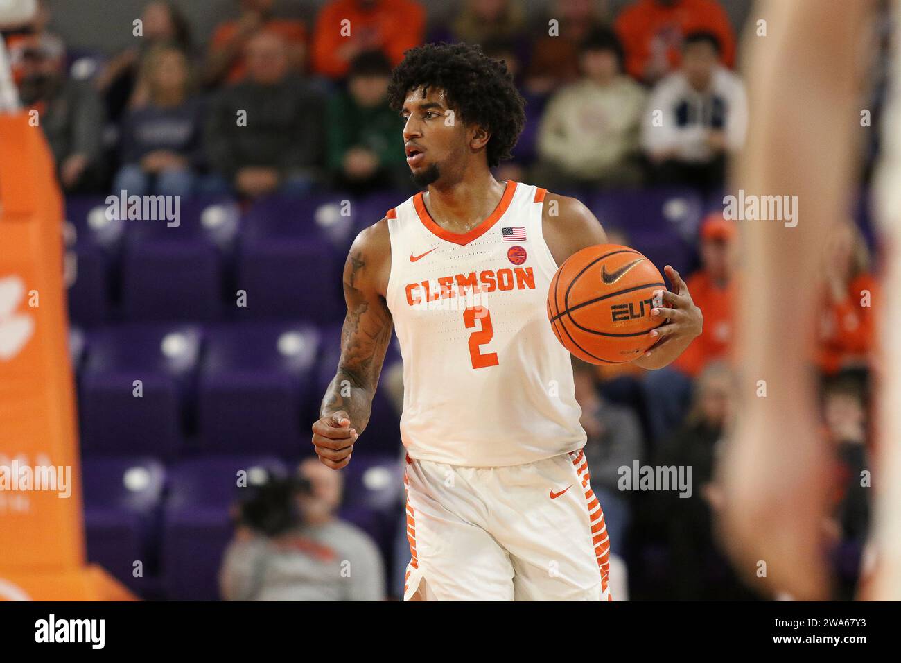 CLEMSON, SC - DECEMBER 29: Clemson Tigers guard Dillon Hunter (2 ...
