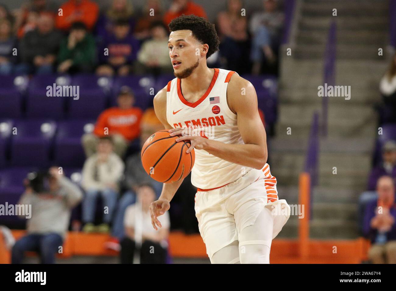 CLEMSON, SC - DECEMBER 29: Clemson Tigers guard Chase Hunter (1) during ...