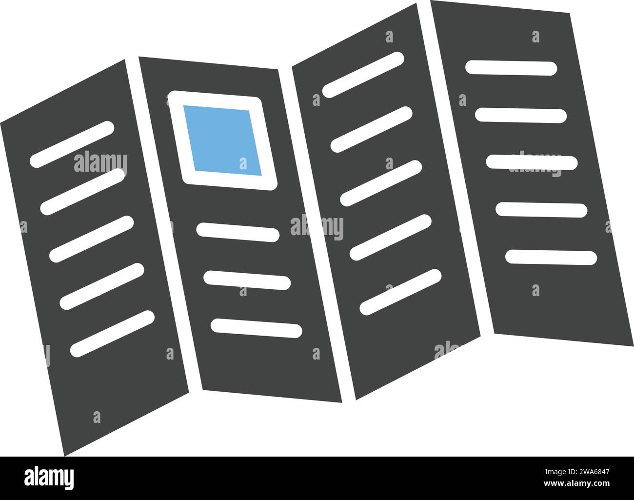 Pamphlet icon vector image Stock Vector Image & Art - Alamy