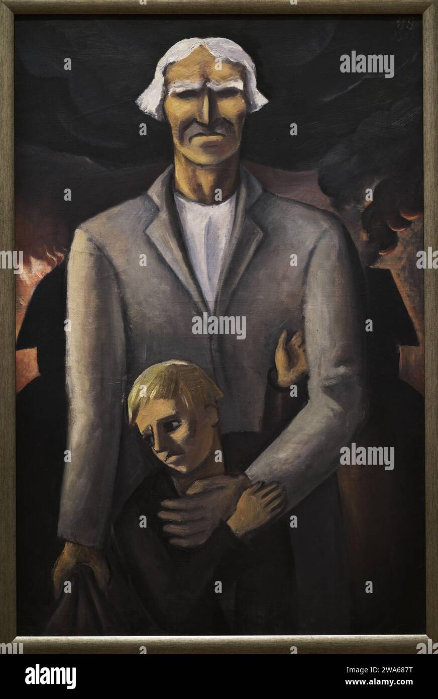 Jazeps Grosvalds (1891-1920). Latvian painter. Refugees (The Old ...