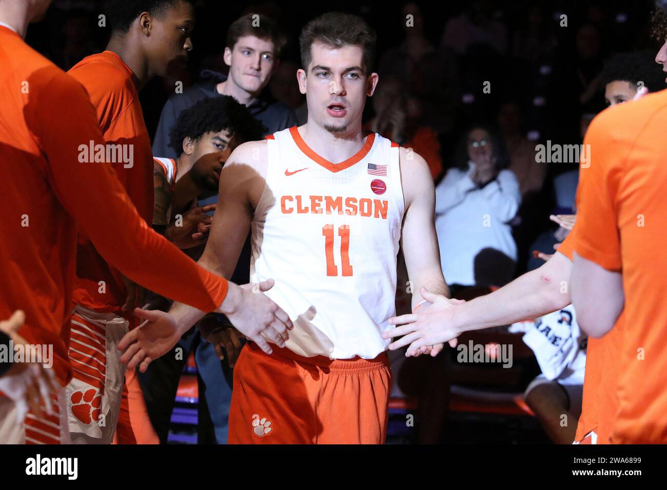 CLEMSON, SC - DECEMBER 29: Clemson Tigers guard Joseph Girard III (11 ...