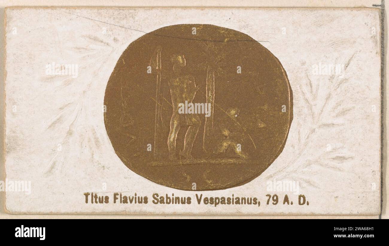 Titus Flavius Sabinus Vespasianus, 79 A.D., from the Ancient Coins ...