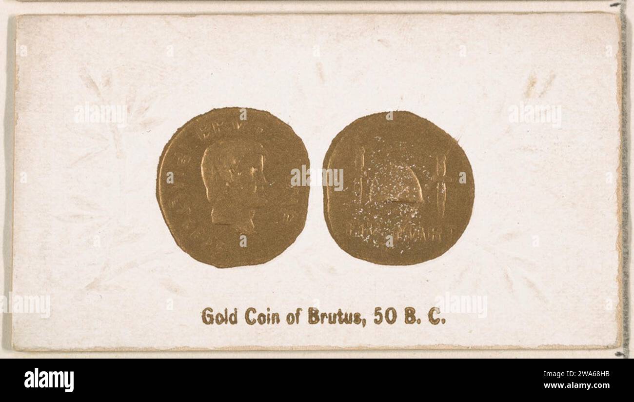 Gold Coin of Brutus, 50 B.C., from the Ancient Coins series (N180 ...