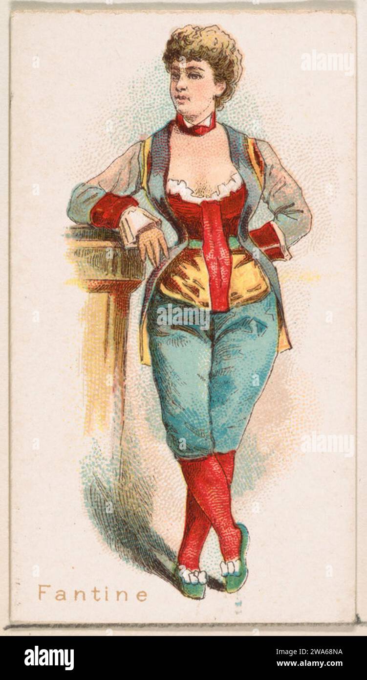 Fantine, from the Ballet Queens series (N182) issued by Wm. S. Kimball & Co. 1963 by William S ...