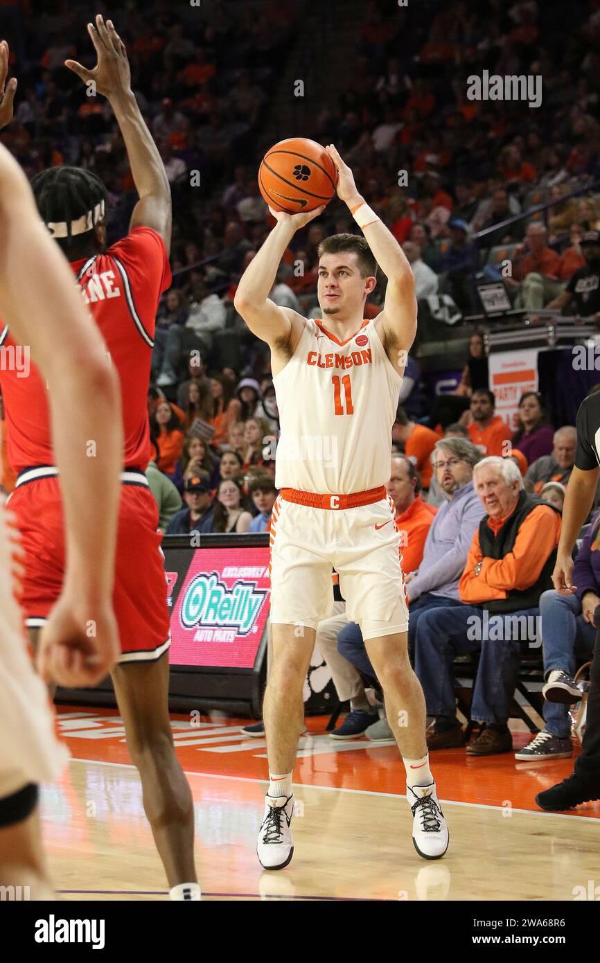 CLEMSON, SC - DECEMBER 29: Clemson Tigers guard Joseph Girard III (11 ...