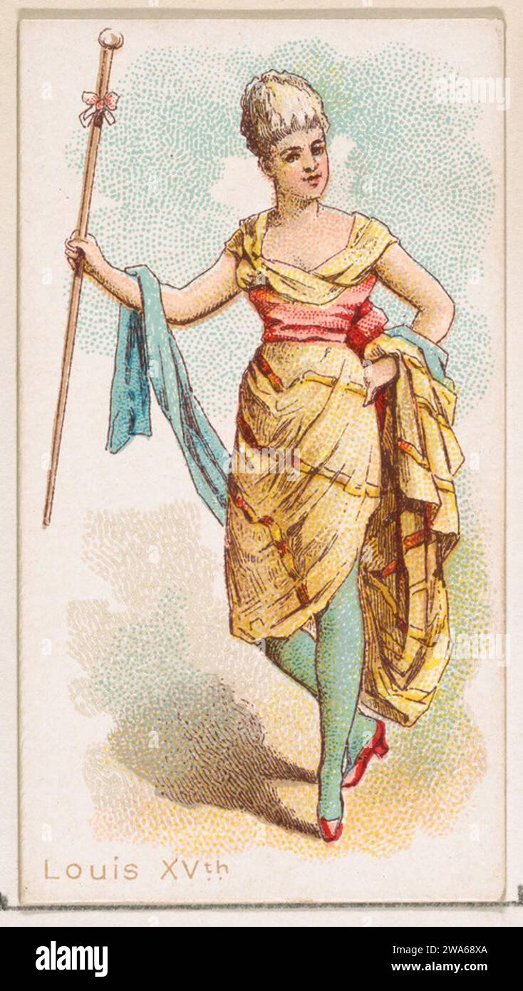 Louis XVth Dancer, from the Dancing Women series (N186) issued by Wm. S ...