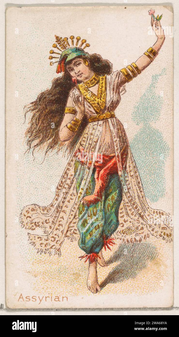 Assyrian Dancer, from the Dancing Women series (N186) issued by Wm. S ...