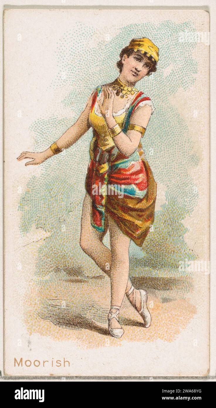 Moorish Dancer, from the Dancing Women series (N186) issued by Wm. S ...