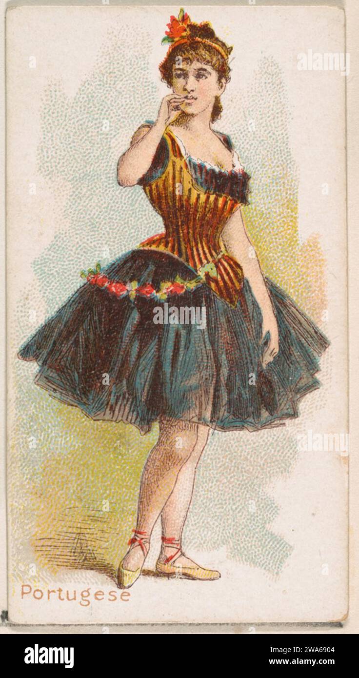 Portuguese Dancer, from the Dancing Women series (N186) issued by Wm. S ...