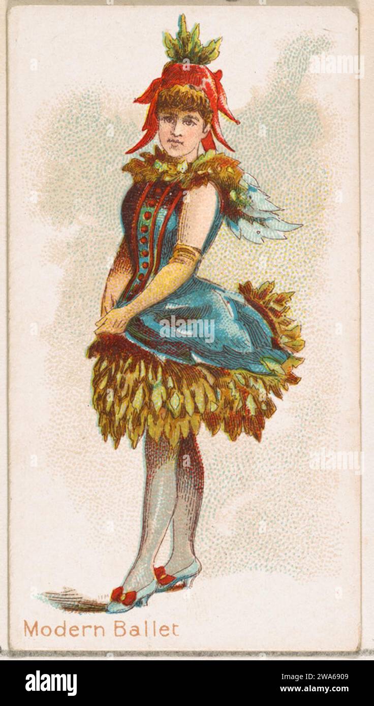 Modern Ballet Dancer, from the Dancing Women series (N186) issued by Wm ...