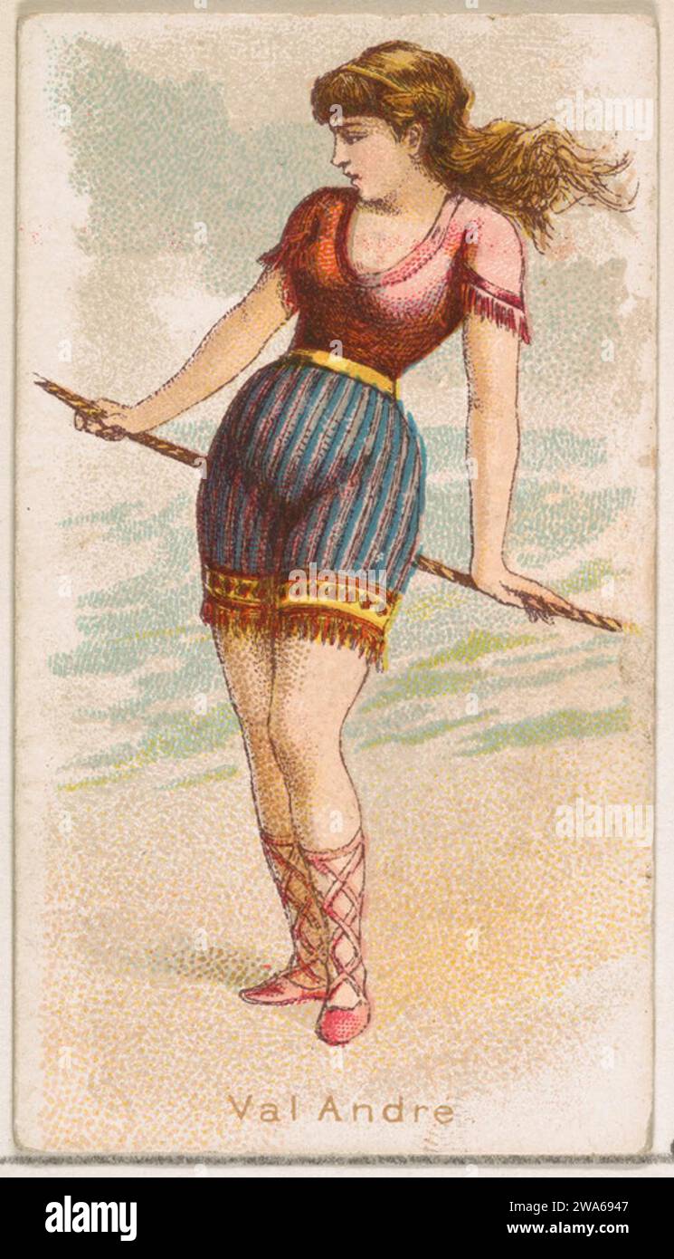 Val Andre, from the Fancy Bathers series (N187) issued by Wm. S ...