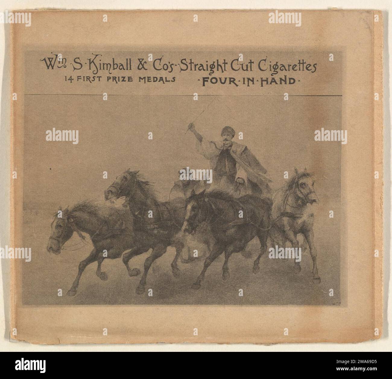 Four in Hand, from the Sports and Art Subjects series (N197) issued by ...