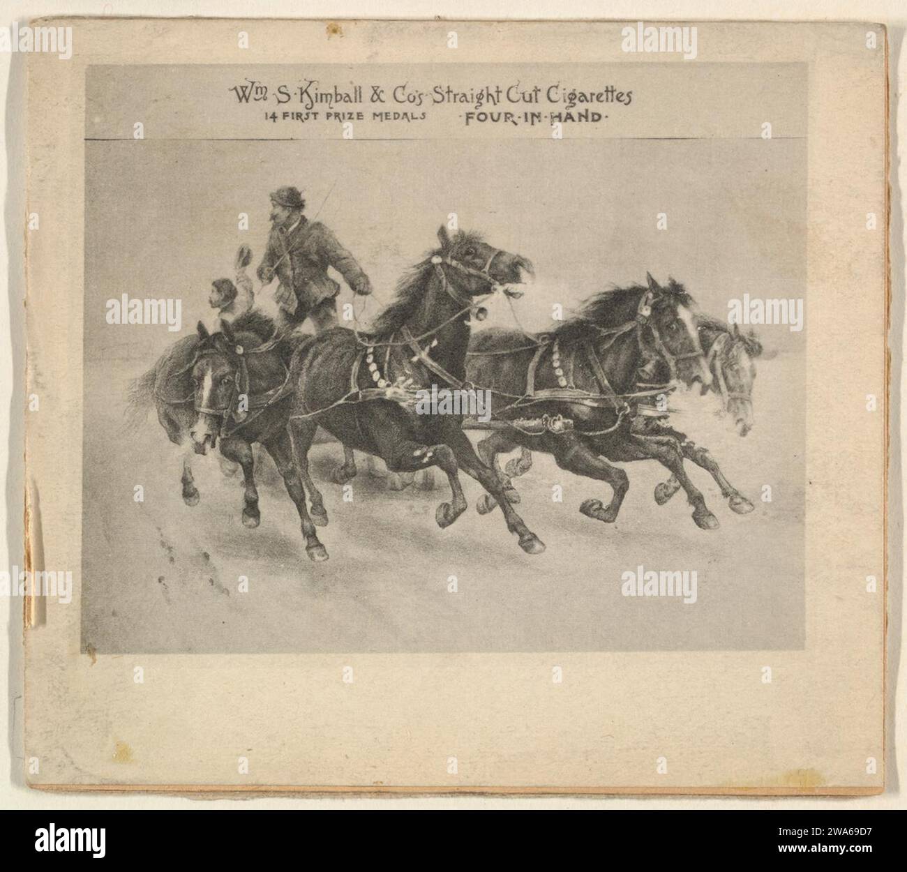 Four in Hand, from the Sports and Art Subjects series (N197) issued by ...