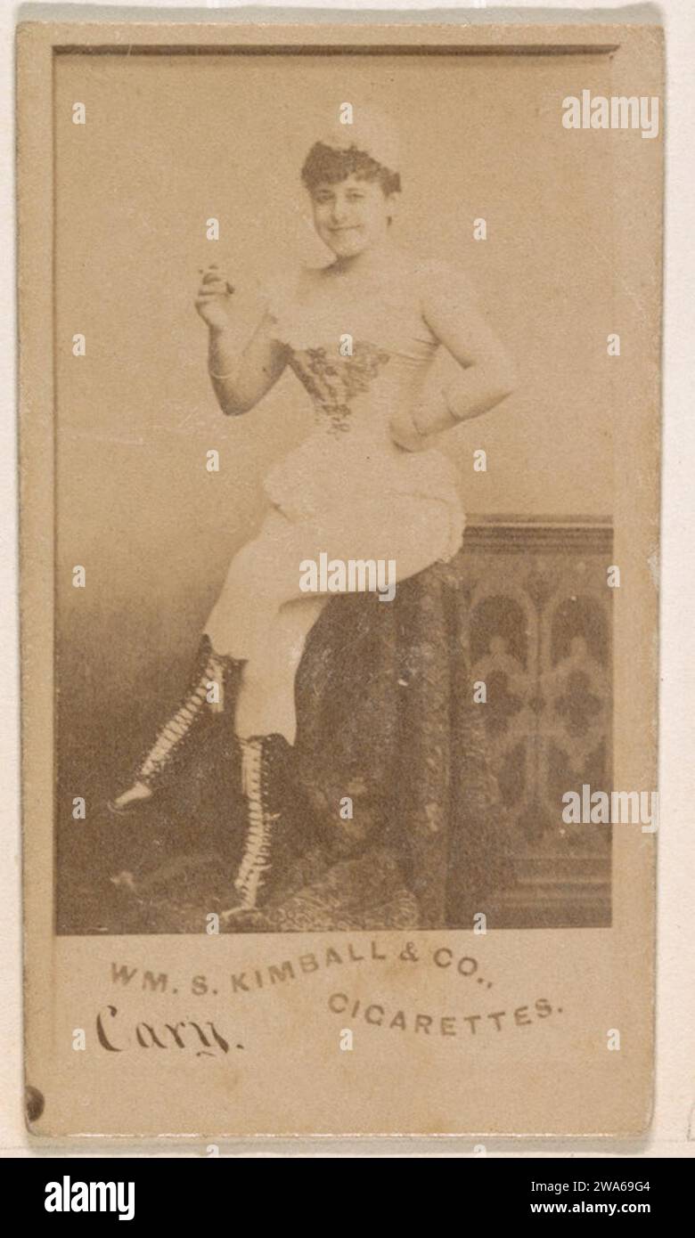 Miss Cary, from the Actresses series (N203) issued by Wm. S. Kimball ...
