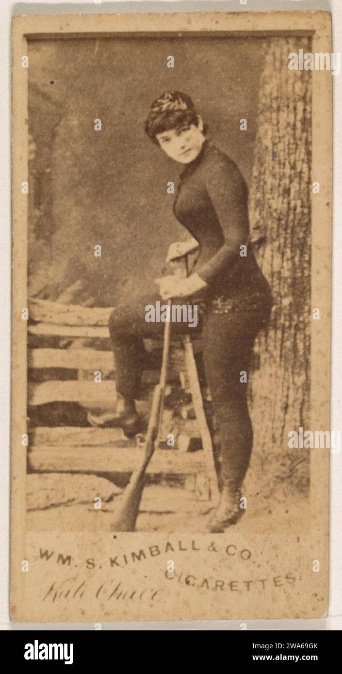 Kate Chaice, from the Actresses series (N203) issued by Wm. S. Kimball ...