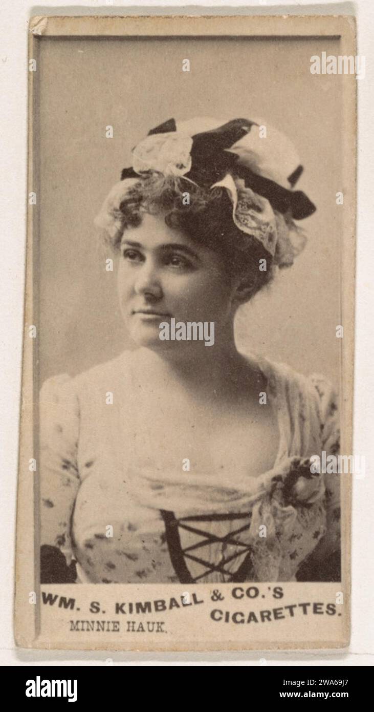 Minnie Hauk, from the Actresses series (N203) issued by Wm. S. Kimball ...