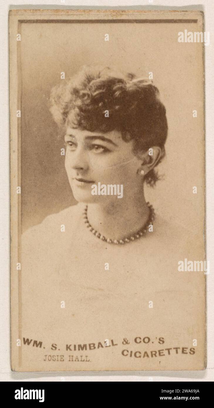 Josie Hall, from the Actresses series (N203) issued by Wm. S. Kimball ...