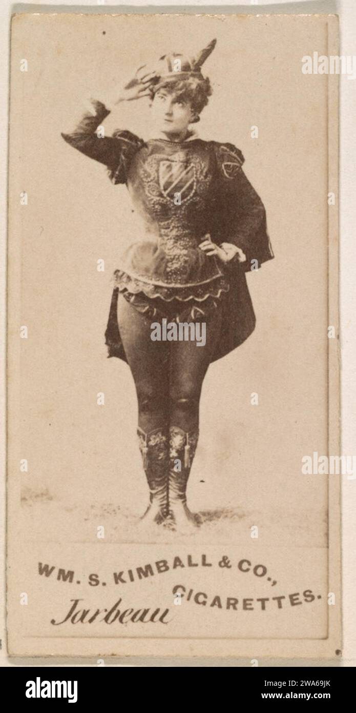 Miss Jarbeau, from the Actresses series (N203) issued by Wm. S. Kimball ...