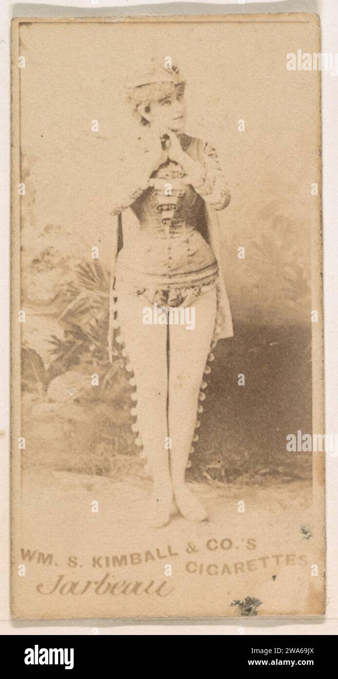 Miss Jarbeau, from the Actresses series (N203) issued by Wm. S. Kimball ...