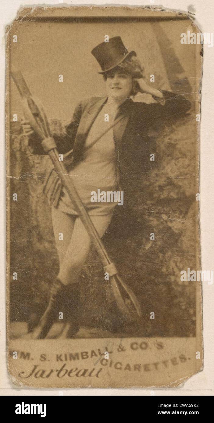 Miss Jarbeau, from the Actresses series (N203) issued by Wm. S. Kimball & Co. 1963 by William S ...