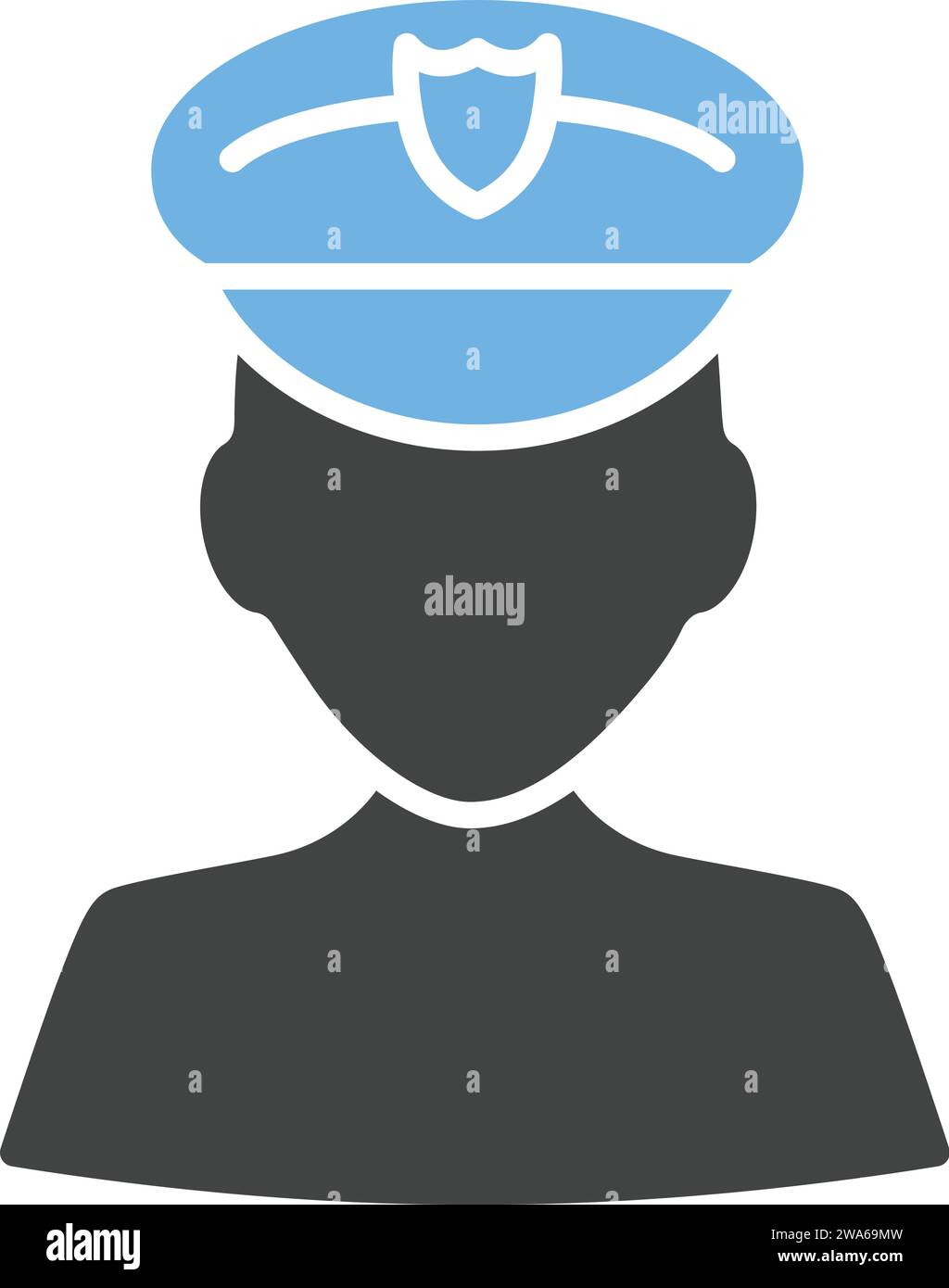 Police icon vector image Stock Vector Image & Art - Alamy