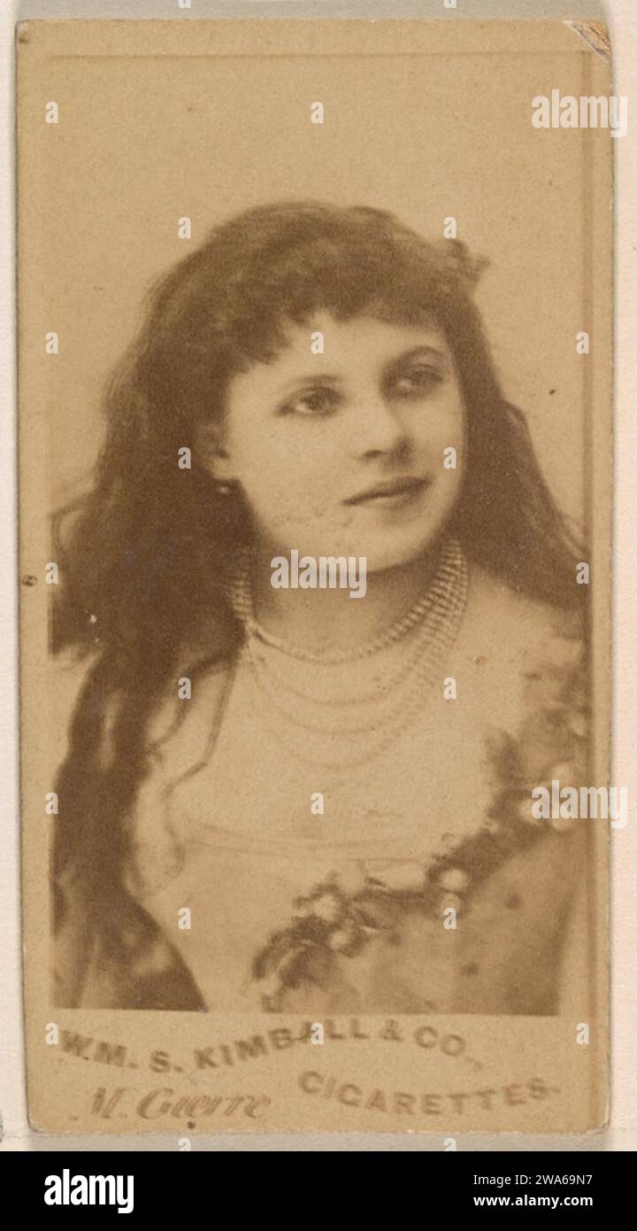 M. Guerre, from the Actresses series (N203) issued by Wm. S. Kimball & Co. 1963 by William S ...