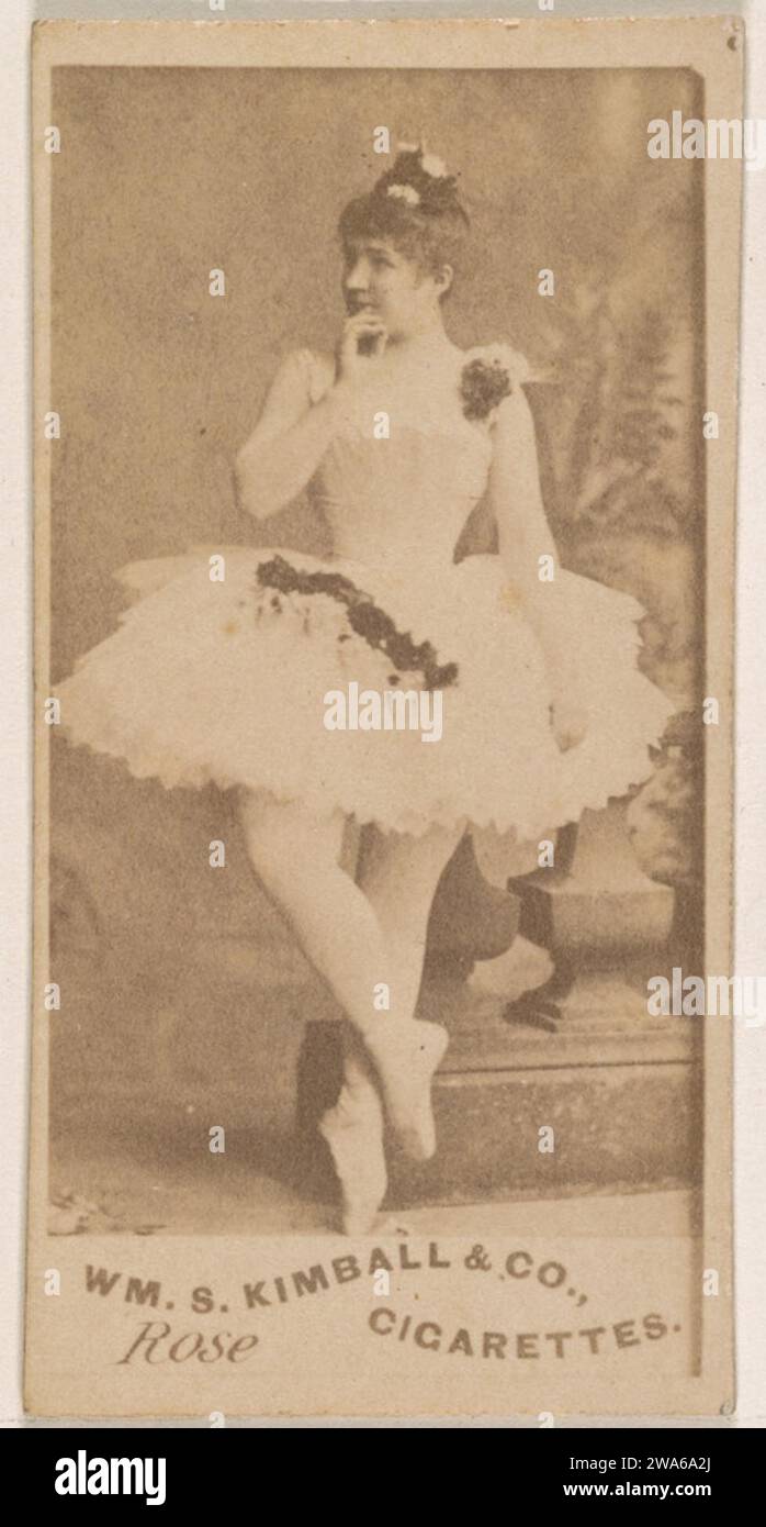 Miss Rose, from the Actresses series (N203) issued by Wm. S. Kimball ...