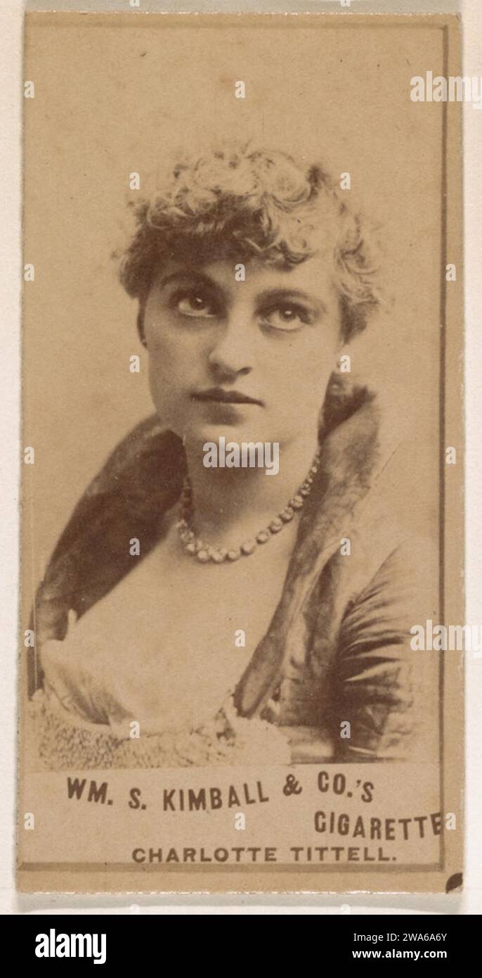 Charlotte Tittell, from the Actresses series (N203) issued by Wm. S. Kimball & Co. 1963 by ...