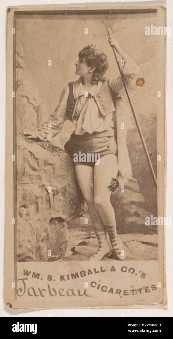 Miss Jarbeau, from the Actresses series (N203) issued by Wm. S. Kimball ...