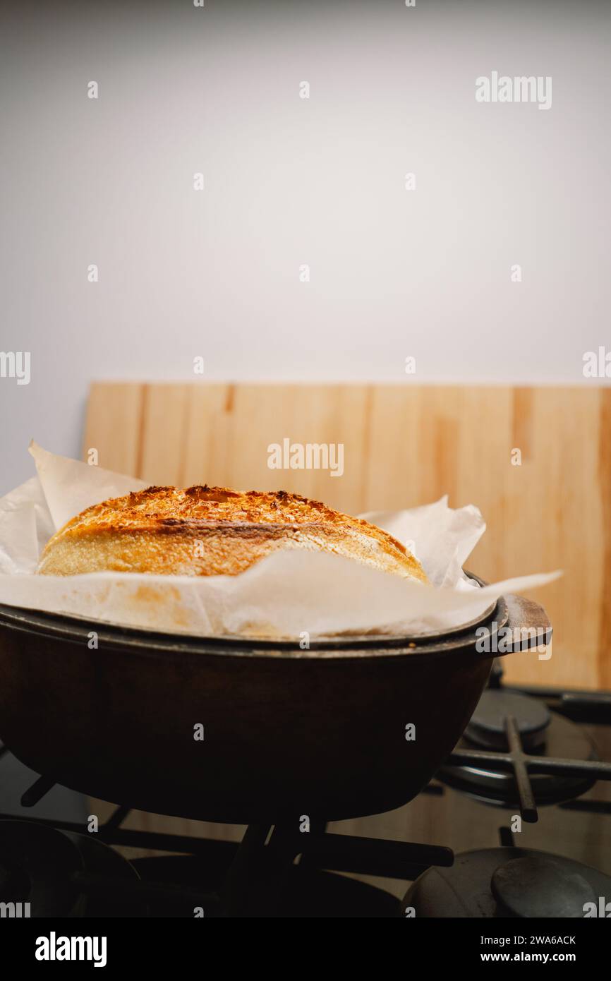 Homemade handmade craft bread hi-res stock photography and images - Alamy