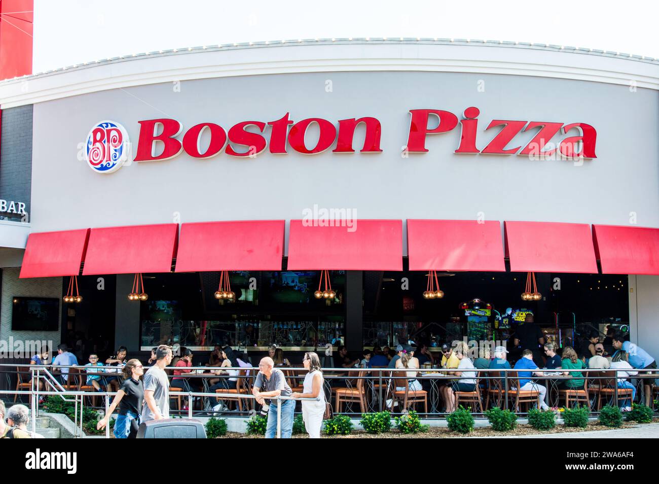 The canadian boston pizza logo hi-res stock photography and images - Alamy