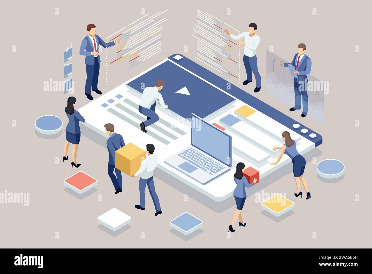 Video editor cartoon Stock Vector Images - Alamy