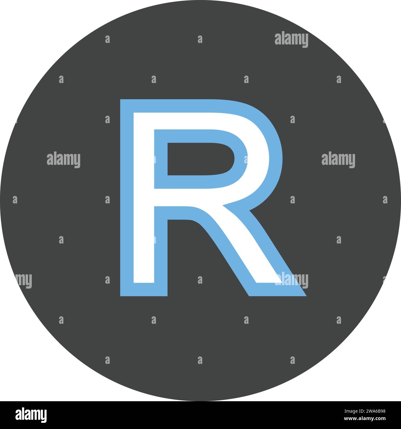 Registered icon vector image Stock Vector Image & Art - Alamy