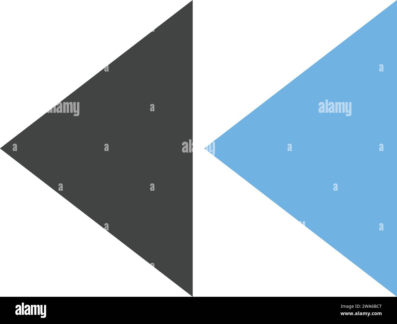 Rewind icon vector image Stock Vector Image & Art - Alamy