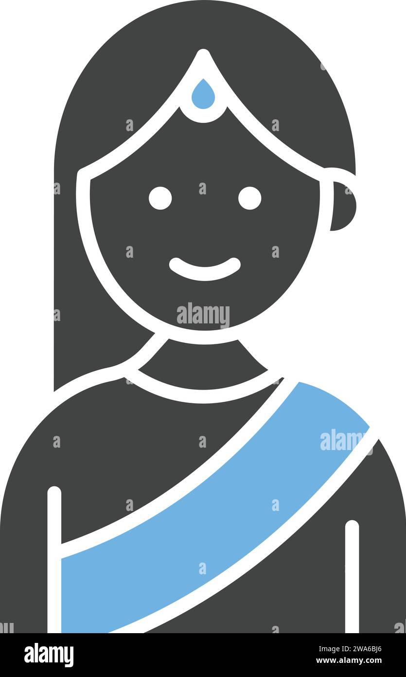 Sari icon vector image Stock Vector Image & Art - Alamy