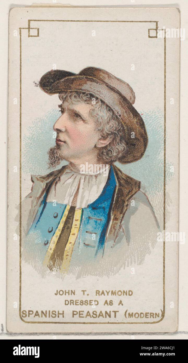 John T. Raymond Dressed as a Modern Spanish Peasant, from the set ...