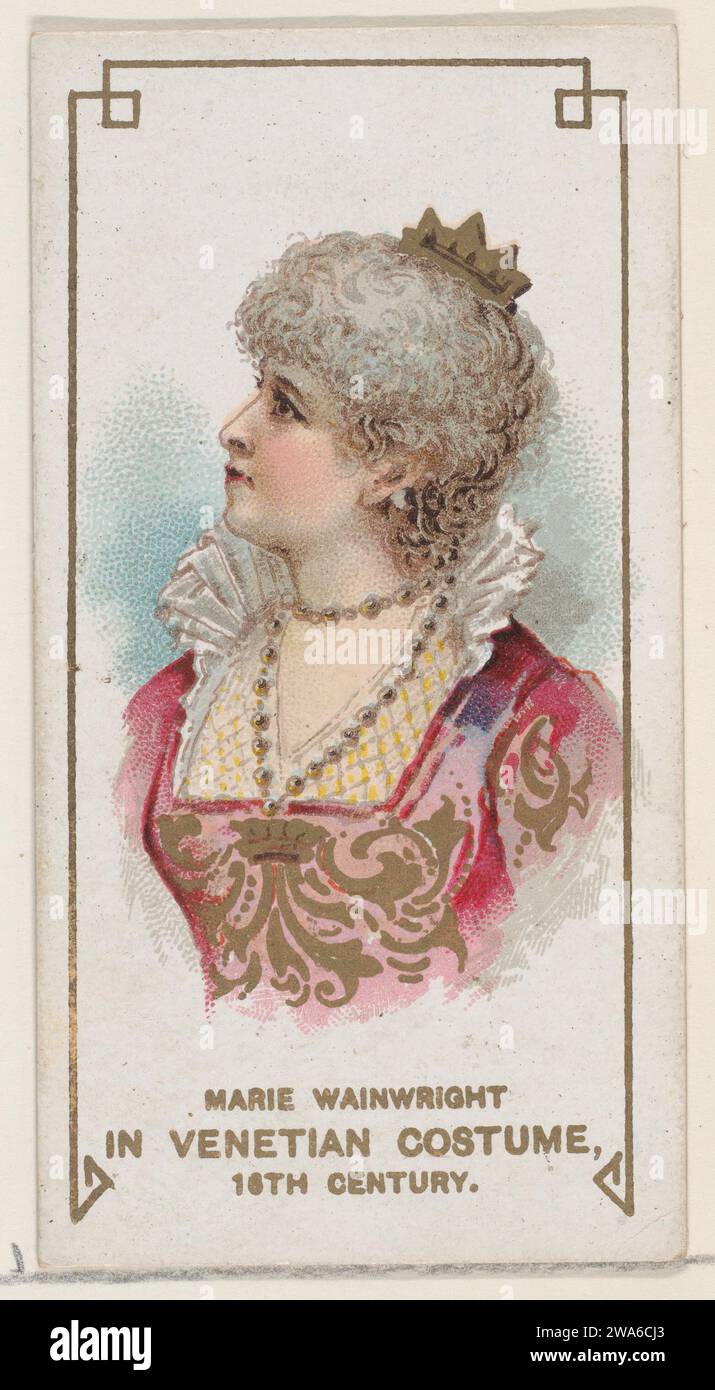 Marie Wainwright in Venetian Costume of the 16th Century, First Series ...