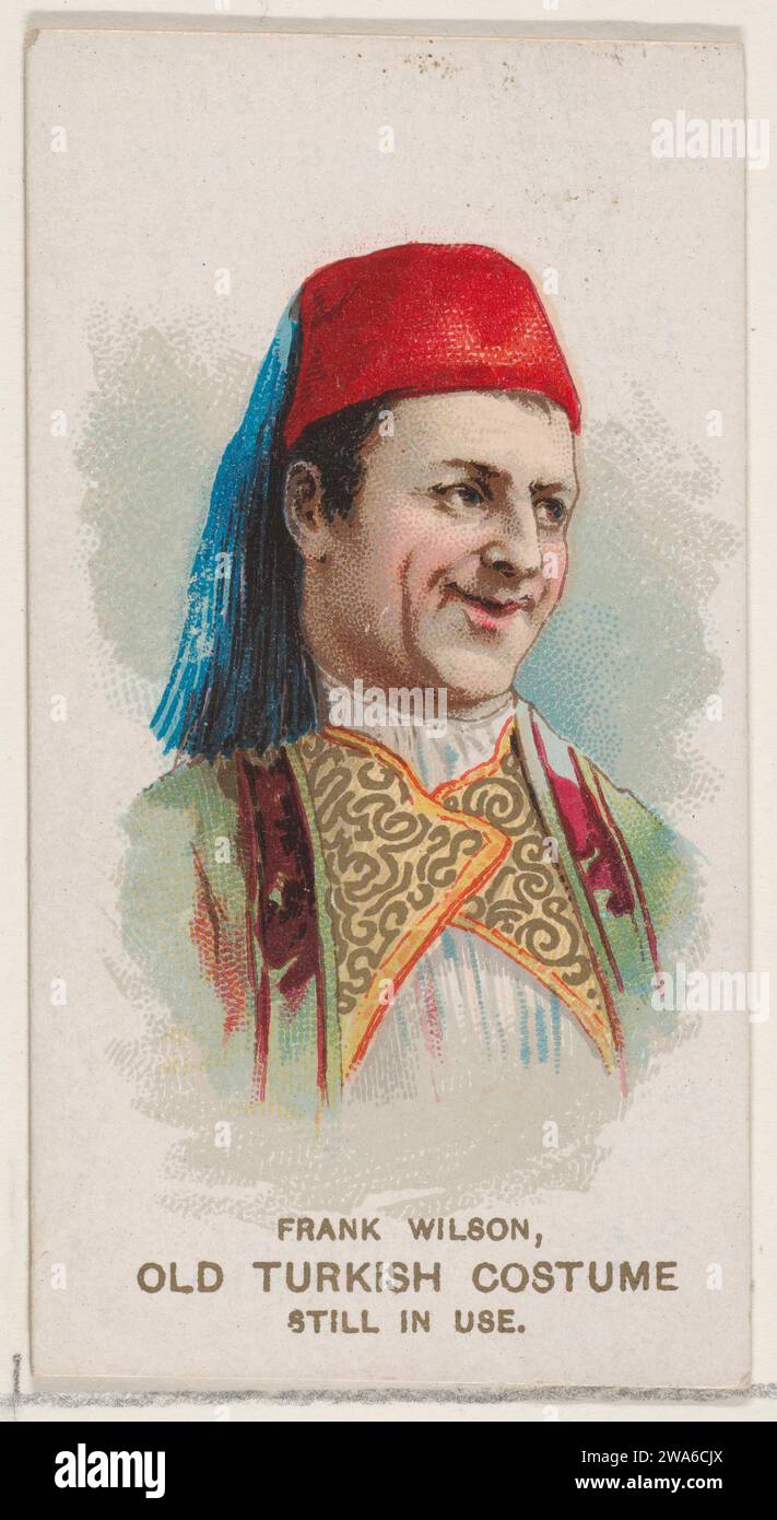 Frank Wilson in Old Turkish Costume, from the set Actors and Actresses ...