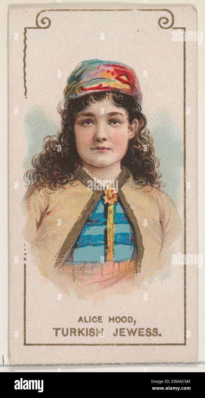 Alice Hood as Turkish Jewess, from the set Actors and Actresses, Second ...