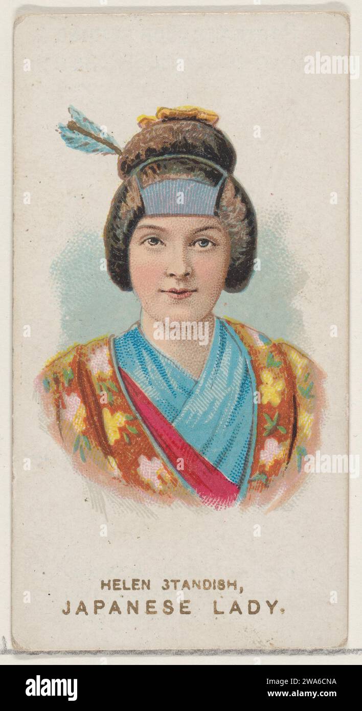 Helen Standish Dressed as Japanese Lady, from the set Actors and ...