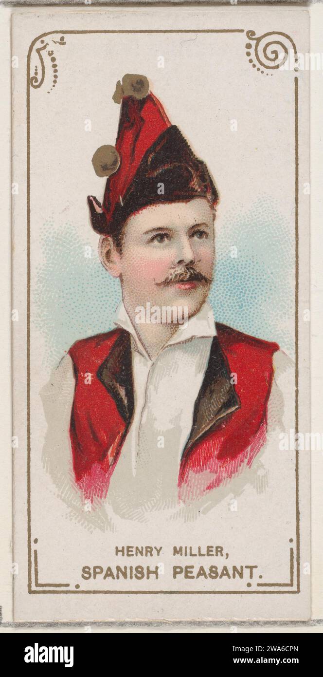 Henry Miller as Spanish Peasant, from the set Actors and Actresses ...