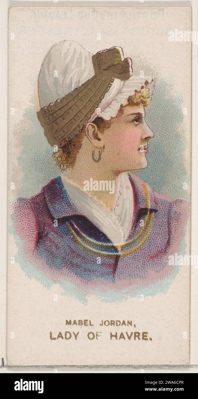 Mabel Jordan Dressed as a Lady of Havre, from the set Actors and ...