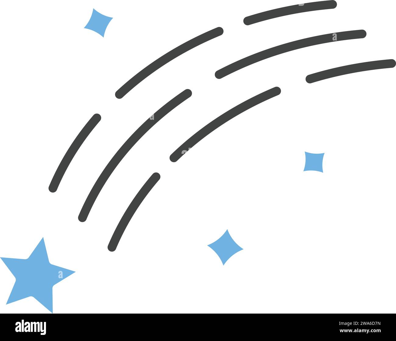 Shooting Star icon vector image Stock Vector Image & Art - Alamy