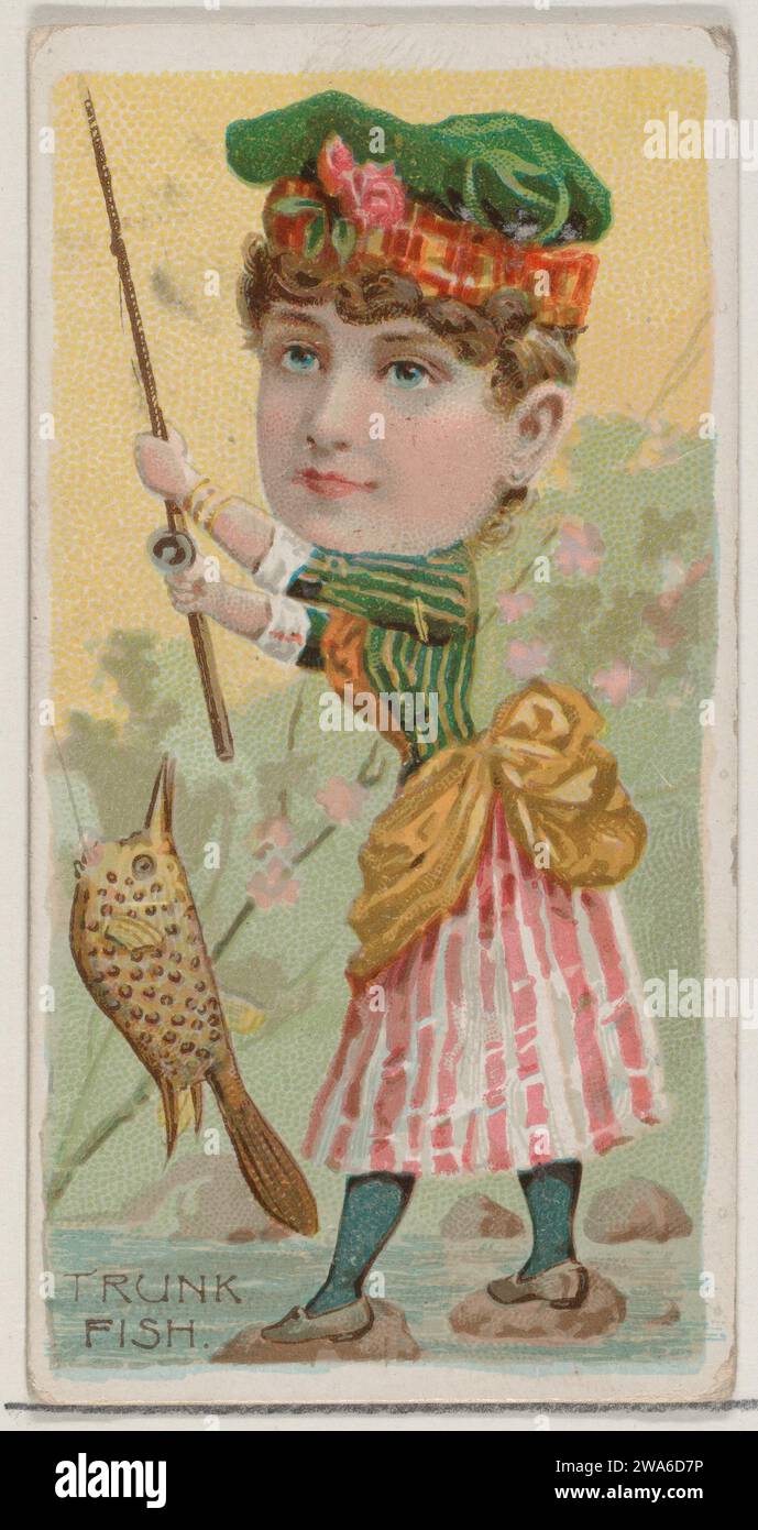 Trunk Fish, from the series Fishers and Fish (N74) for Duke brand ...