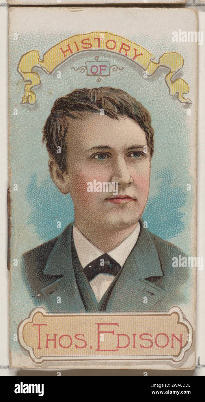 History of Thomas Alva Edison, from the Histories of Poor Boys and ...