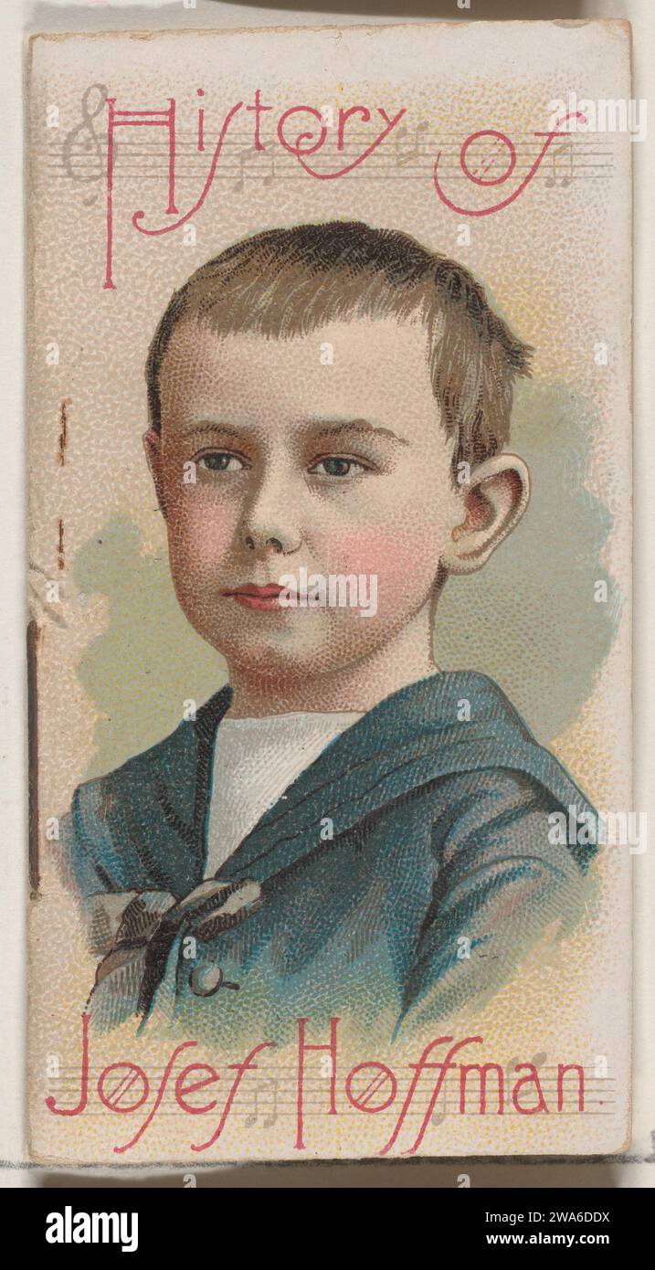 History of Josef Hoffman, from the Histories of Poor Boys and Famous People series of booklets ...